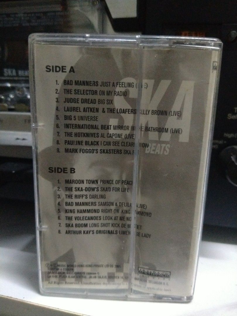 Ska beats compilation cassette/kaset, Hobbies & Toys, Music & Media, CDs & DVDs on Carousell