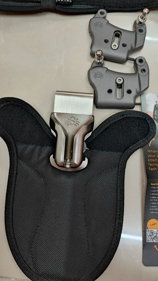 SPIDER Camera DUAL Holster System with Spider BlackWidow Holster x 2 ...