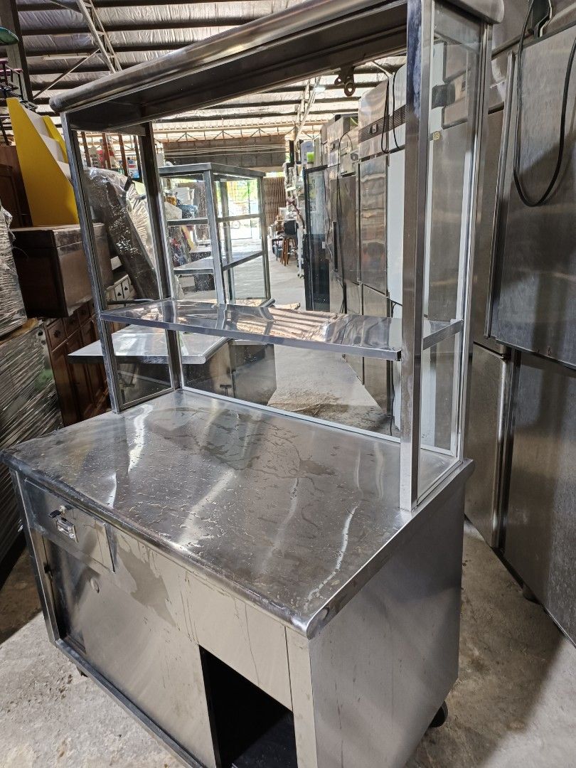 Stainless steel stall, Furniture & Home Living, Furniture, Shelves ...