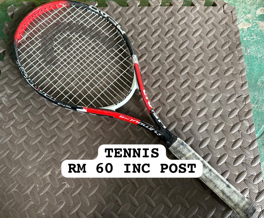 Tennis Racket Head, Sports Equipment, Sports & Games, Racket & Ball ...