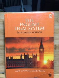 English Legal System (Elliott and Quinn), Hobbies & Toys, Books ...