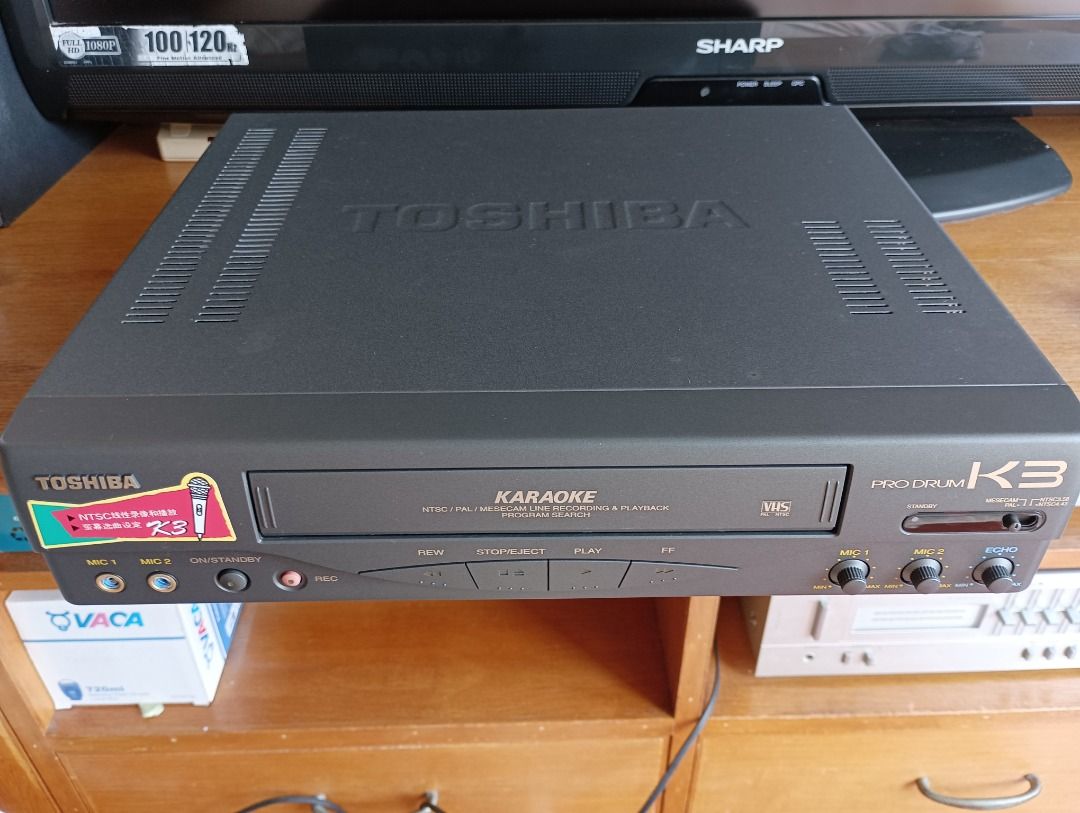 TOSHIBA 東芝 VHS 多制式 録/放影機 + DVD 録/放影機組合1, 家庭電器, 電視 & 其他娛樂, 娛樂系統及智能家居產品 ...
