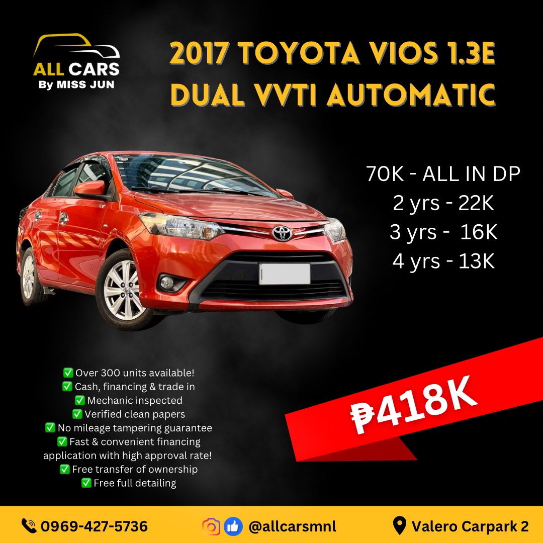 Affordable "toyota vios 2017" For Sale | Carousell Philippines