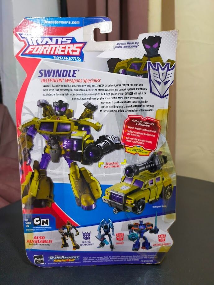 Transformers Animated SWINDLE, Hobbies & Toys, Toys & Games on Carousell
