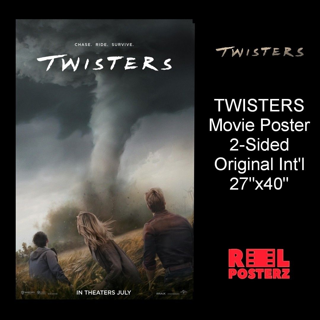 TWISTERS (2024) Movie Poster 2-Sided Original International 27"x40 ...