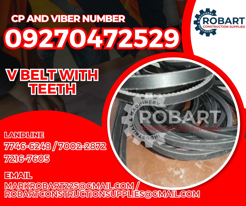 V Belt with Teeth, Commercial & Industrial, Construction Tools ...