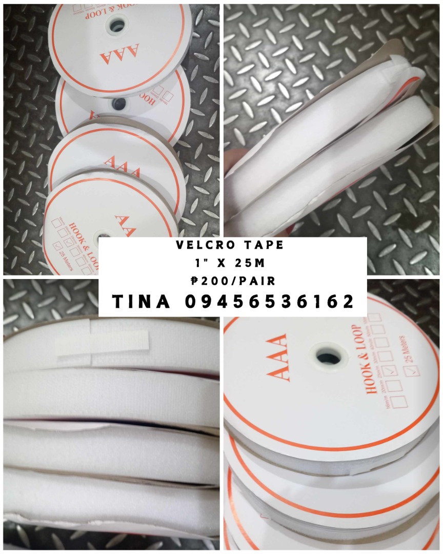Velcro Tape 1" x 25m, Commercial & Industrial, Construction & Building ...