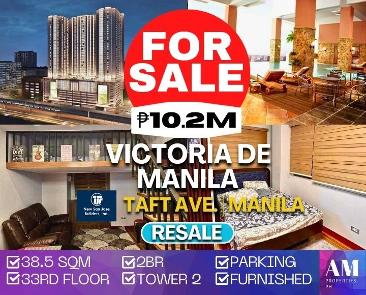 Victoria de Manila Taft Ave., Manila 2 bedrooms, Vacant with parking ...