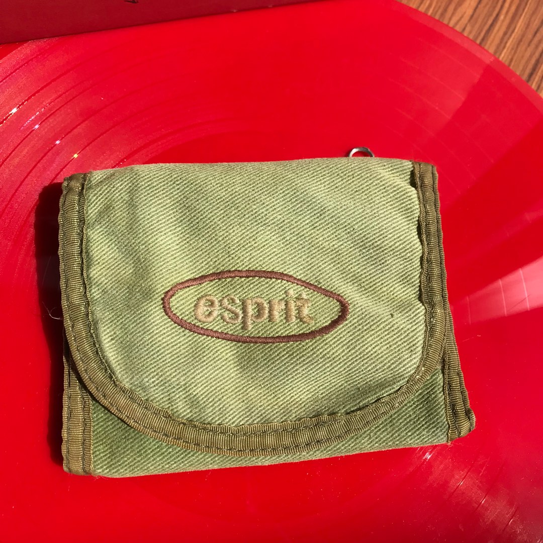 Vintage Esprit Military Wallet billfold pouch card/money holder In Sage ...