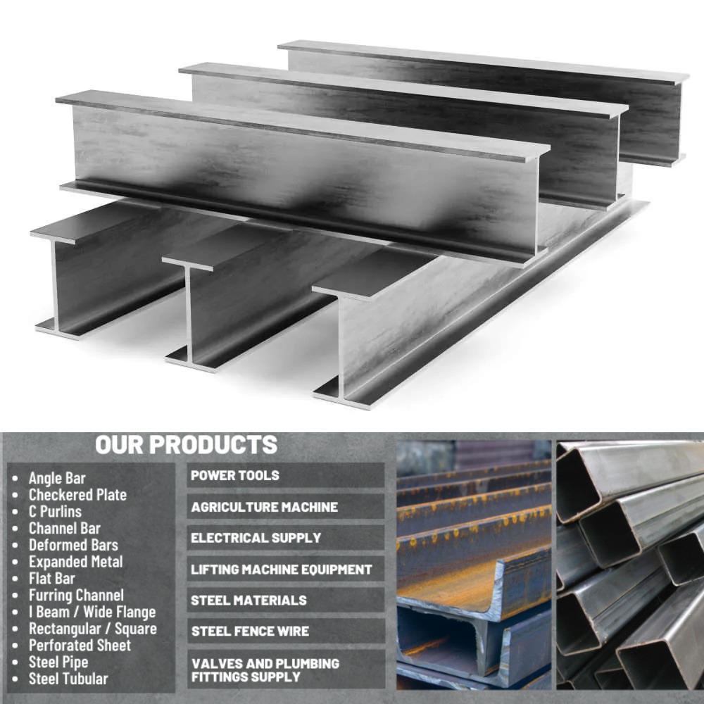 Wide Flange WT 6 x 25 # x 6ml / H Beam / Structural Beam, Commercial ...