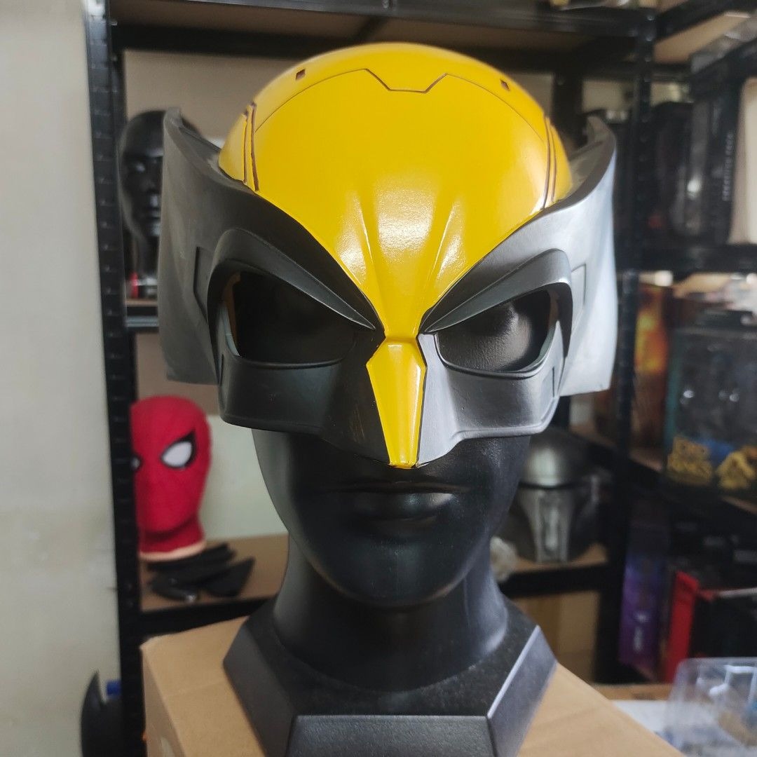 WOLVERINE HELMET MARVEL XMEN MOVIE COSPLAY PROP FIGURE GAME TOY ...