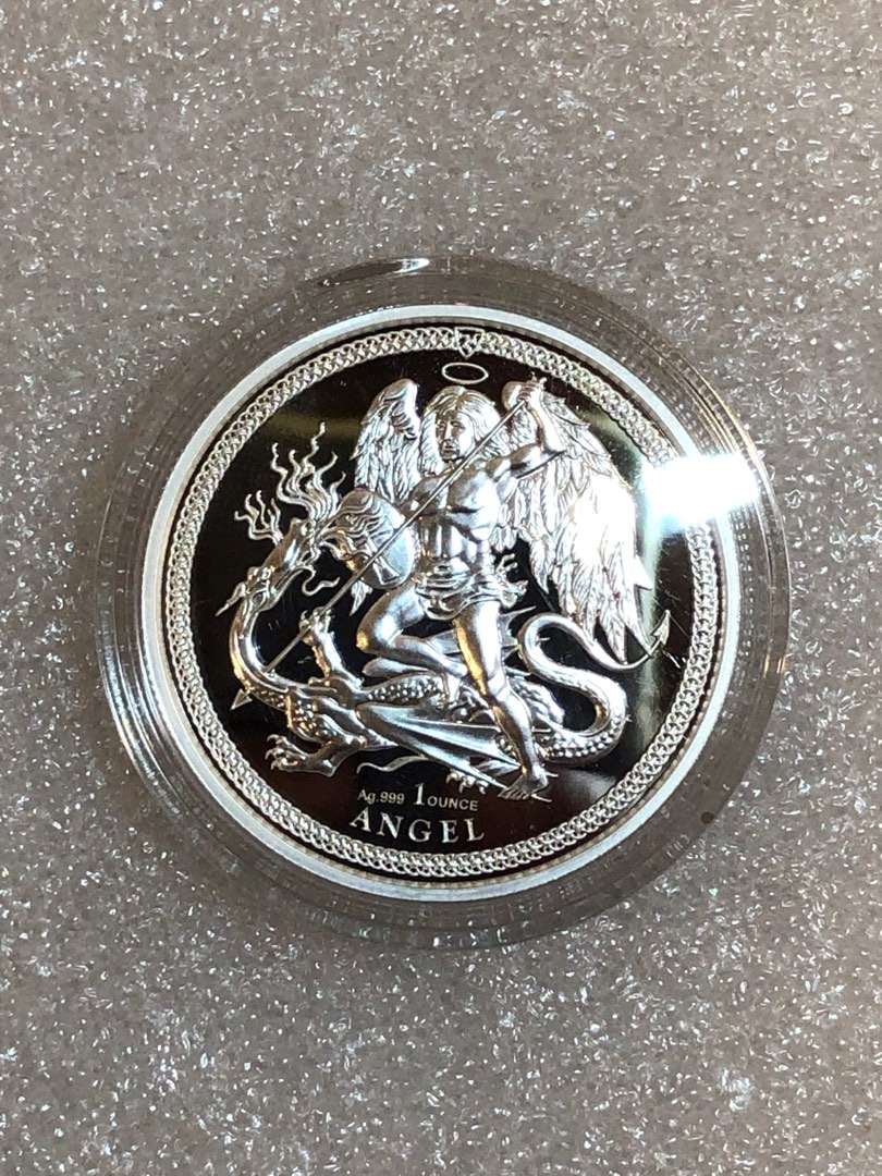 2018 Isle of Man Angel 1 oz Silver Proof Coin, Hobbies & Toys ...