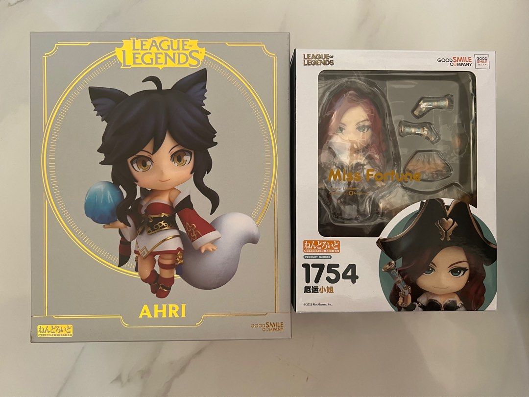 全新未開 GSC 黏土人 英雄聯盟 league of legends lol 411 Ahri 阿璃 1751 好運姐 厄運小姐 Good Smile Company Nendoroid ...