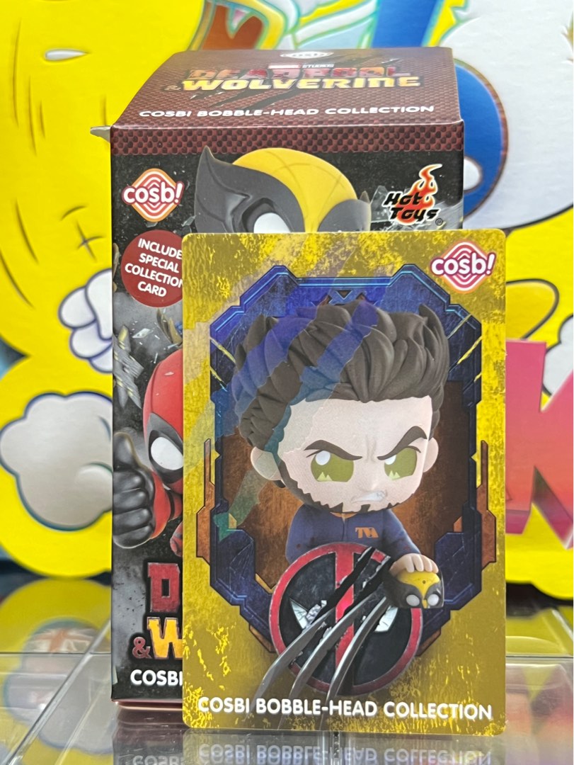 全新 Cosbi Deadpool & Wolverine 死侍與狼人 盲盒 隱藏版, 興趣及遊戲, 玩具 & 遊戲類 - Carousell