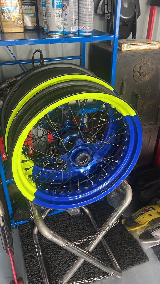 Alpina Bicolor supermoto wheels for KTM/Husqvarna, Auto Accessories on ...