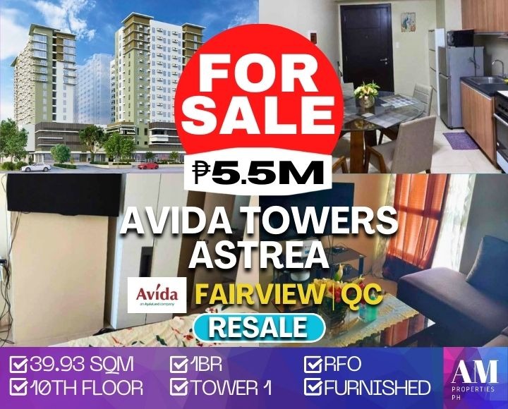 Avida Towers Astrea Fairview, Quezon City 1BR, RFO for Sale, Property ...
