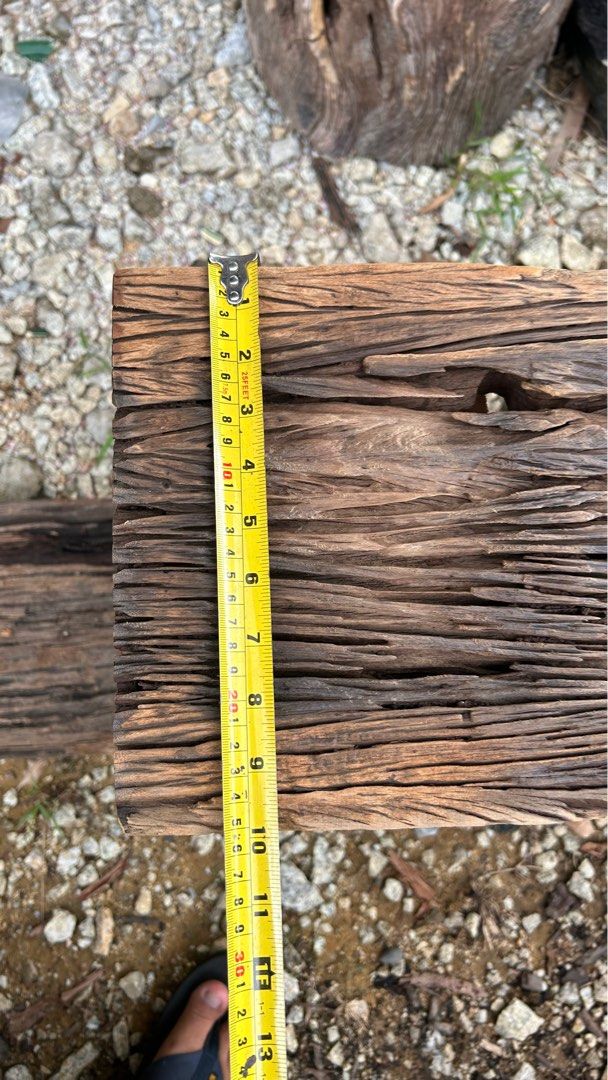 Bangku kayu balau rustic, Furniture & Home Living, Outdoor Furniture on ...