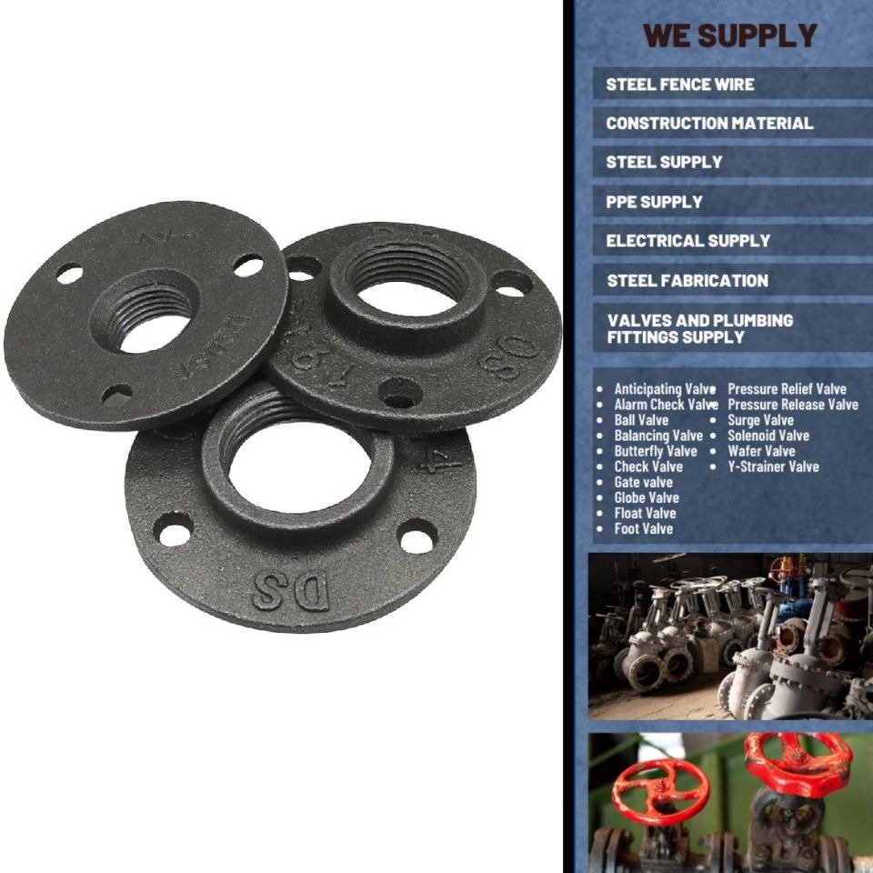 Black Iron Flange / BI Slip on Flange / Straight Coupling / PPR ...