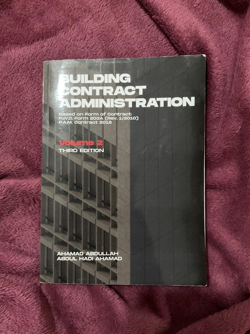 Building Contract Administration, Hobbies & Toys, Books & Magazines, Textbooks on Carousell