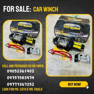 CAR WINCH 17000LBS 24V, Commercial & Industrial, Construction Tools ...