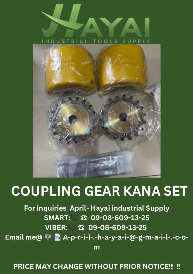 Coupling gear kana set, Commercial & Industrial, Construction Tools ...