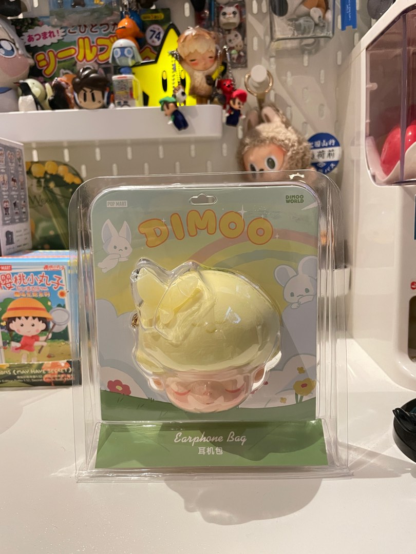 Dimoo airpods pouch keychain popmart, Toys & Collectibles, Mainan di ...