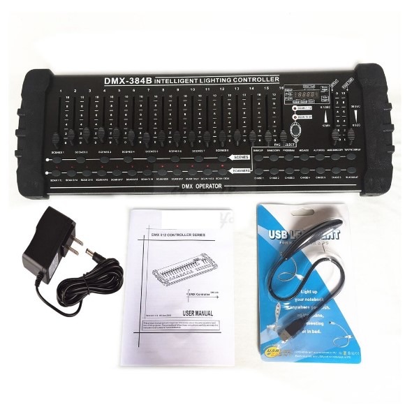 DMX 384B Light Console Professional 384 Intelligent DMX Controller With ...
