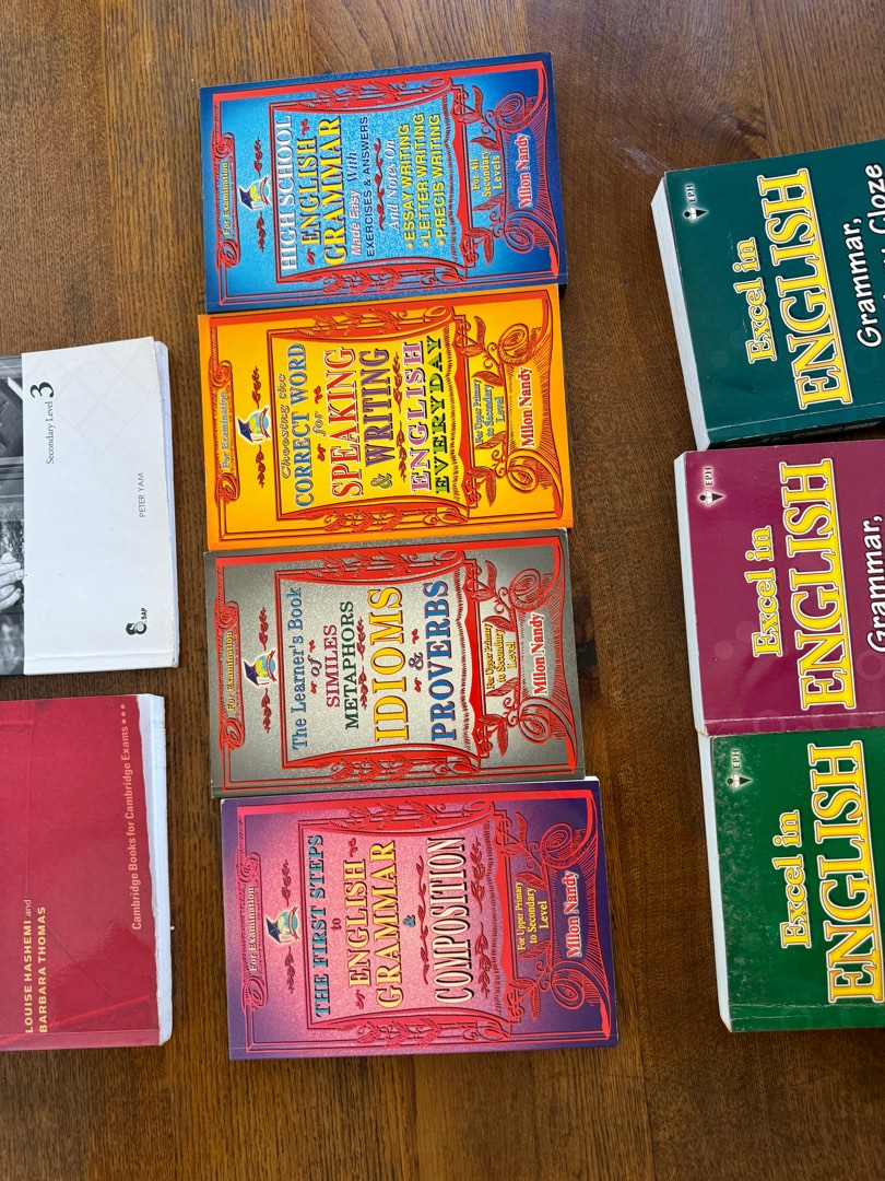 English reference books idioms grammar composition writing everyday ...