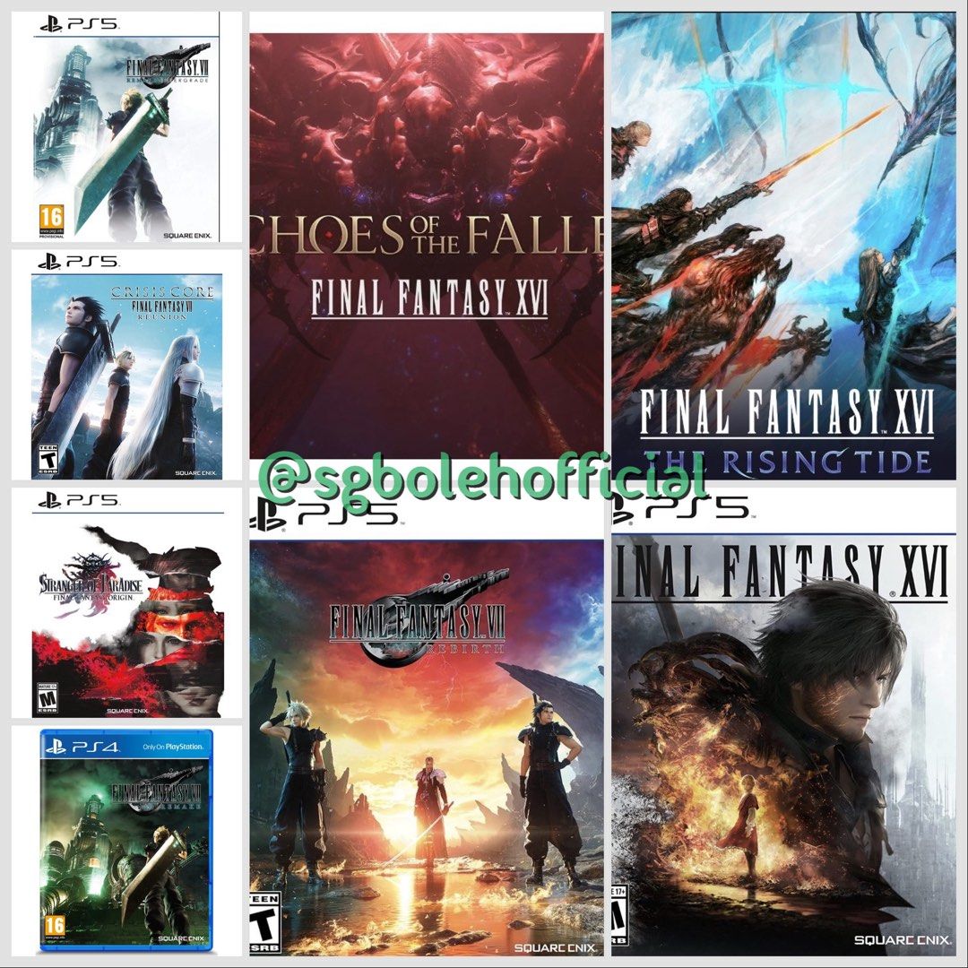 Final Fantasy 7 Rebirth | Final Fantasy 16 | Final Fantasy 15 ...