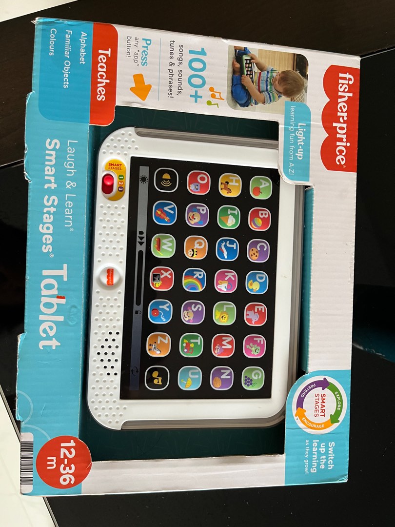 Fisher price smart and learn tablet, Babies & Kids, Infant Playtime on ...