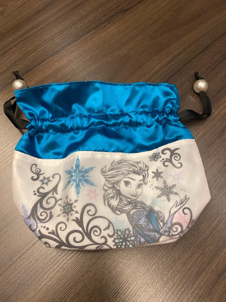 Frozen/Elsa Drawstring Bag Disney, Women's Fashion, Bags & Wallets ...
