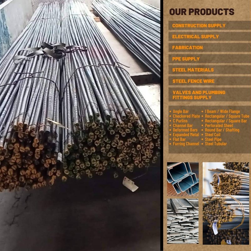 G60 10mm x 6mtrs Deformed Bars / RSB / Rebar / Corrugated Bar ...