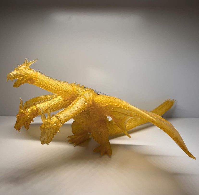 GMK - GOJIRA GODZILLA - KING GHIDORAH - MOVIE MONSTER SERIES - BANDAI ...