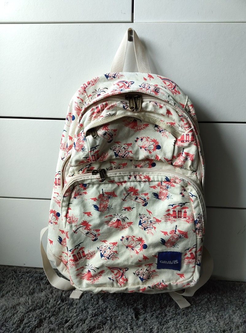 Gravis Hawaii print backpack, Men's Fashion, Bags, Backpacks on Carousell