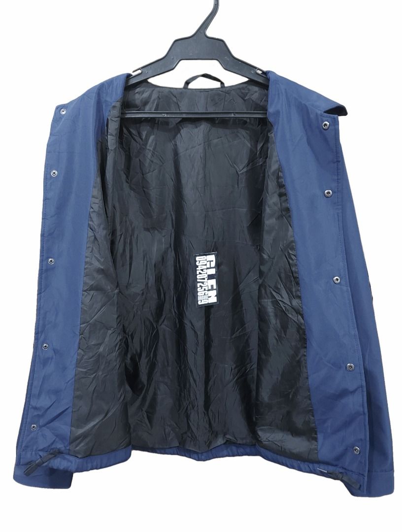 GU by Uniqlo Nylon Coach Jacket MENS (Blue), Men's Fashion, Coats ...