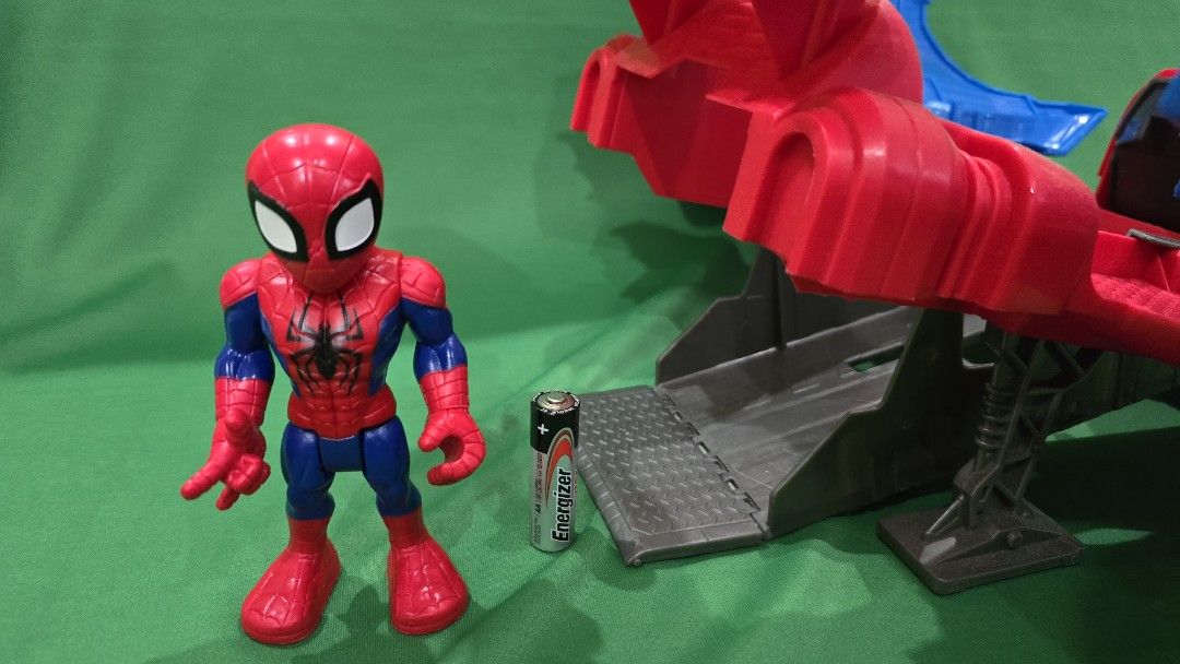 Hasbro Playskool Heroes Marvel Spider Man Plane Jet Quarters, Hobbies ...