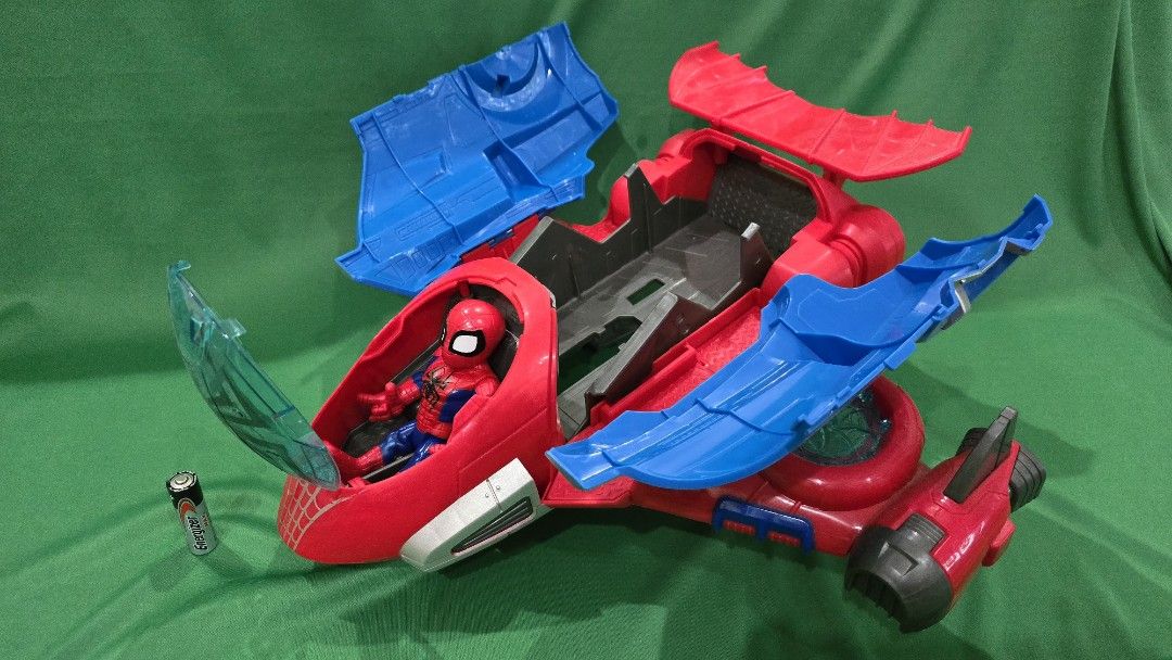 Hasbro Playskool Heroes Marvel Spider Man Plane Jet Quarters, Hobbies ...
