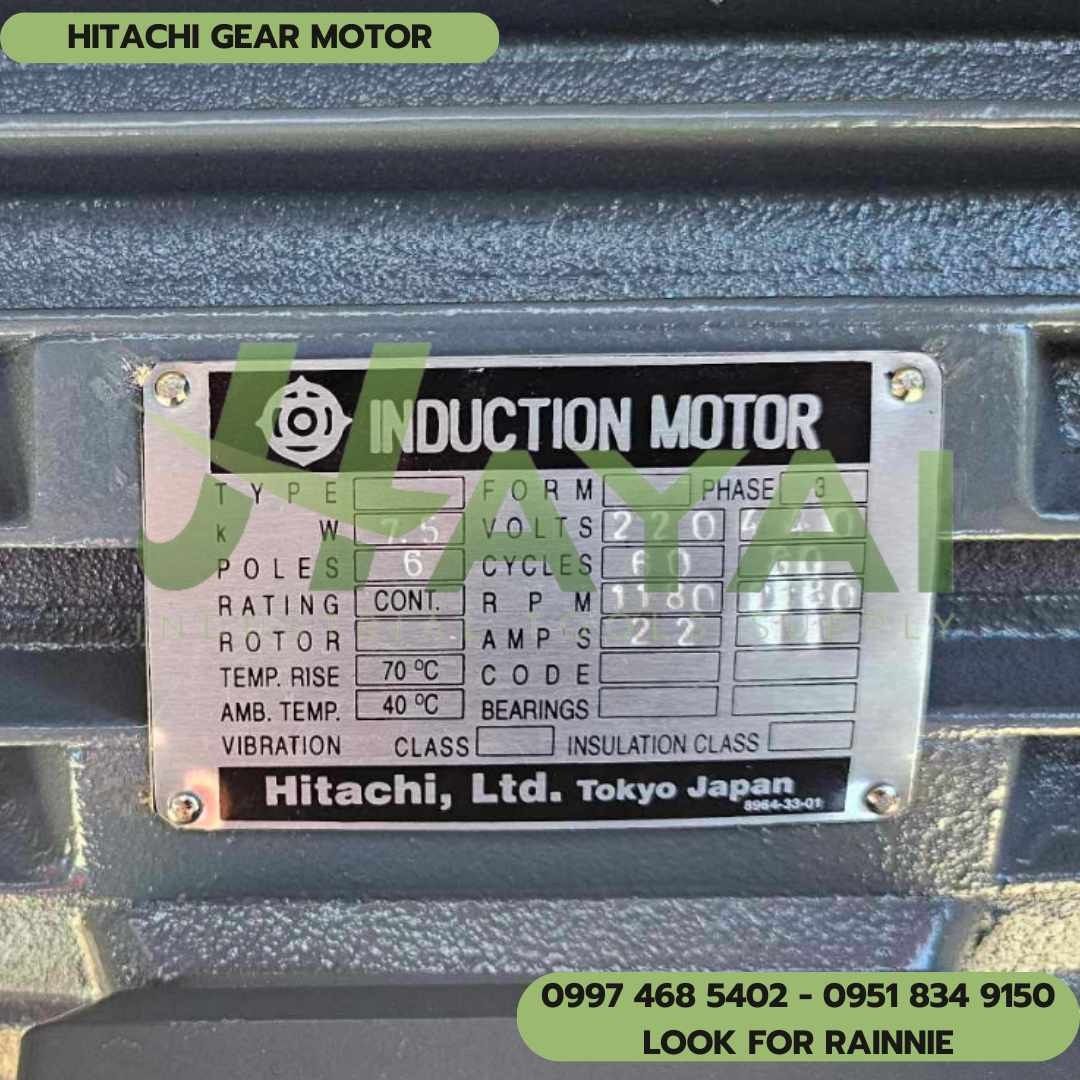 HITACHI GEAR MOTOR, Commercial & Industrial, Industrial Equipment on ...