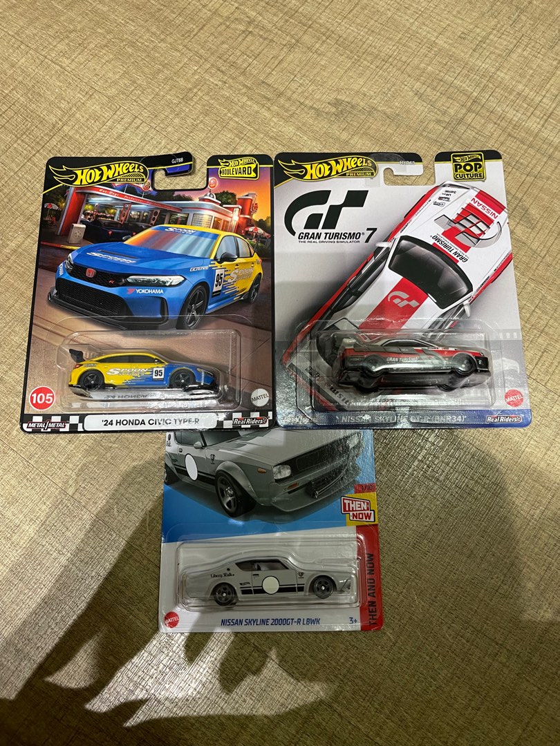 Hot Wheels Lot Honda Civic Spoon, Gran Turismo R34, LBWK, Hobbies ...