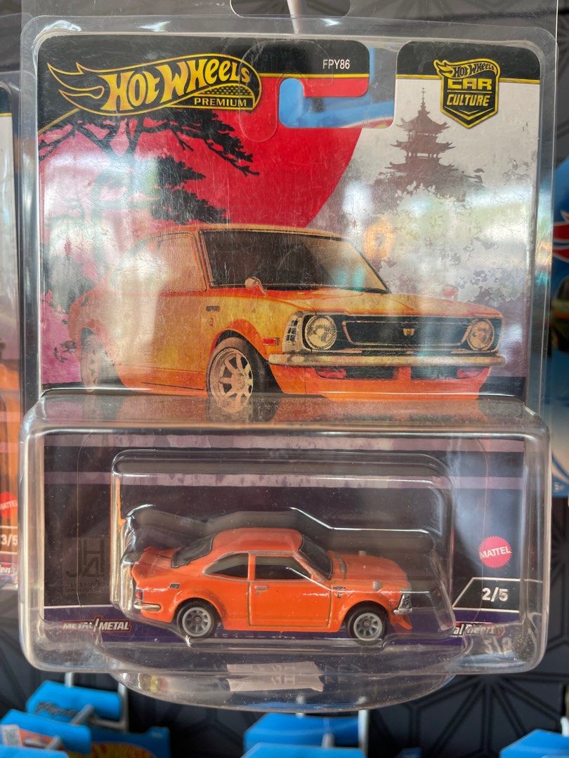 Hotwheels japan historic 4 jh4 72’ toyota corolla levin, Hobbies & Toys ...