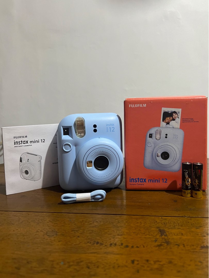 Instax Mini 12 Pastel Blue, Photography, Cameras on Carousell