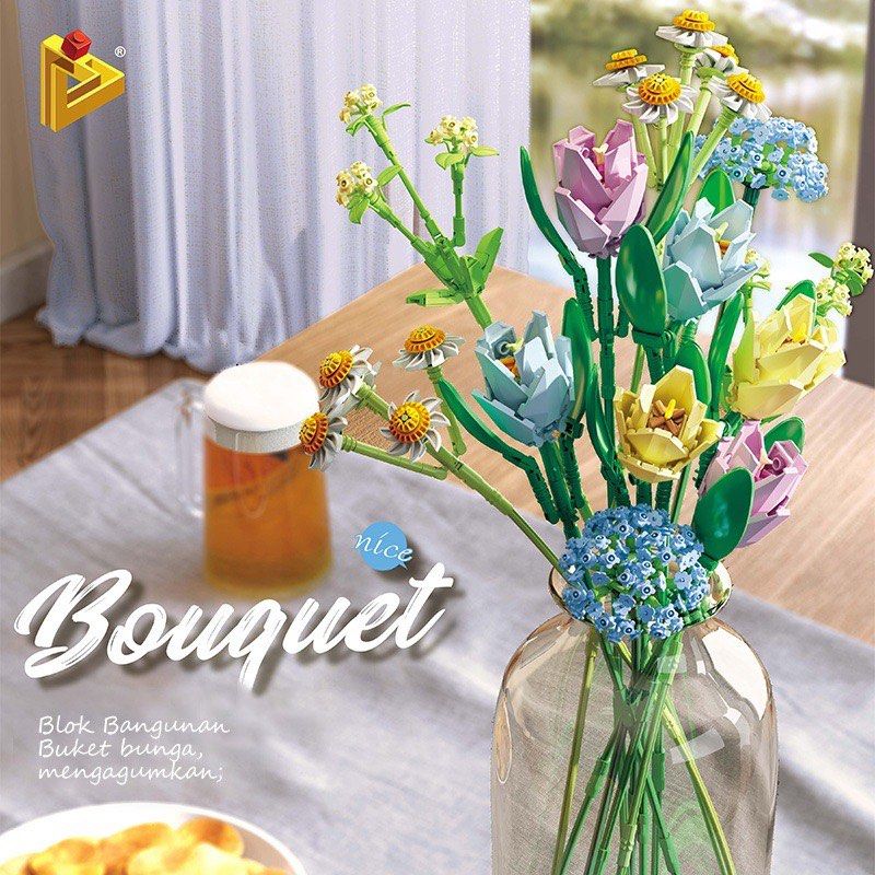 NO NEGO (FREE 1 SEMBO) Lego Flower - KKV / Oh Some - Panluosi - Tulip ...