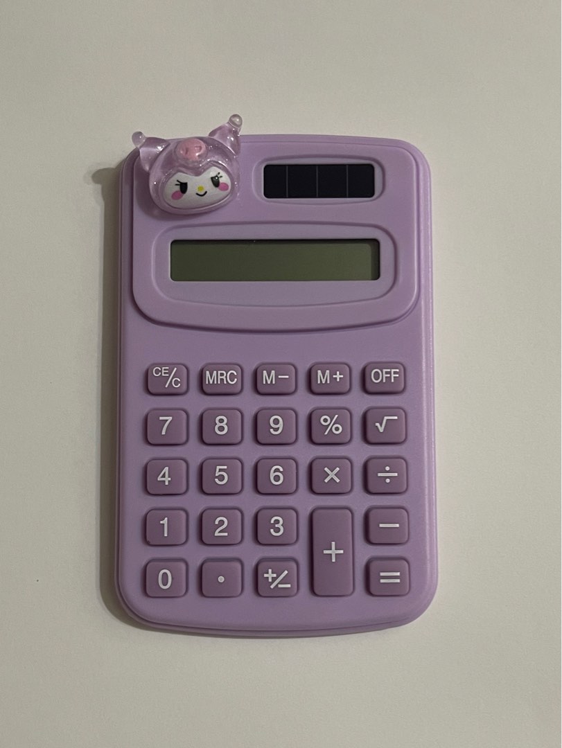 Kuromi Sanrio mini calculator, Hobbies & Toys, Stationery & Craft ...