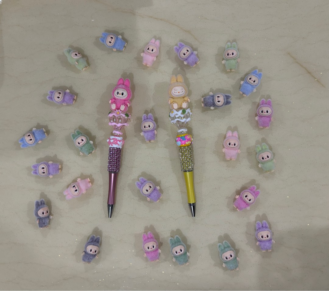 Labubu pen popmart (in stock), Hobbies & Toys, Toys & Games on Carousell