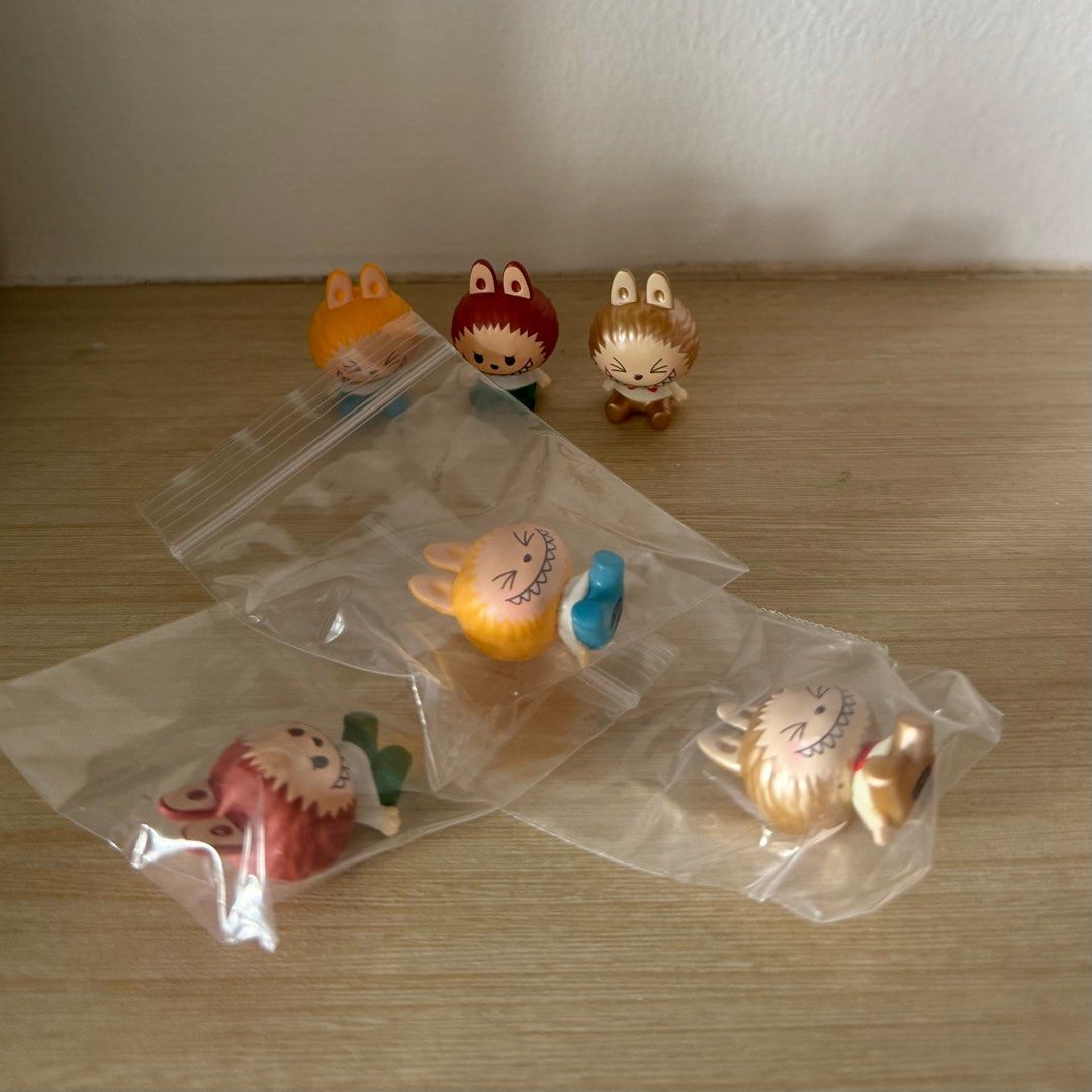 LABUBU The Monsters POPMART Pop Beans Set Sitting Edition, Hobbies ...