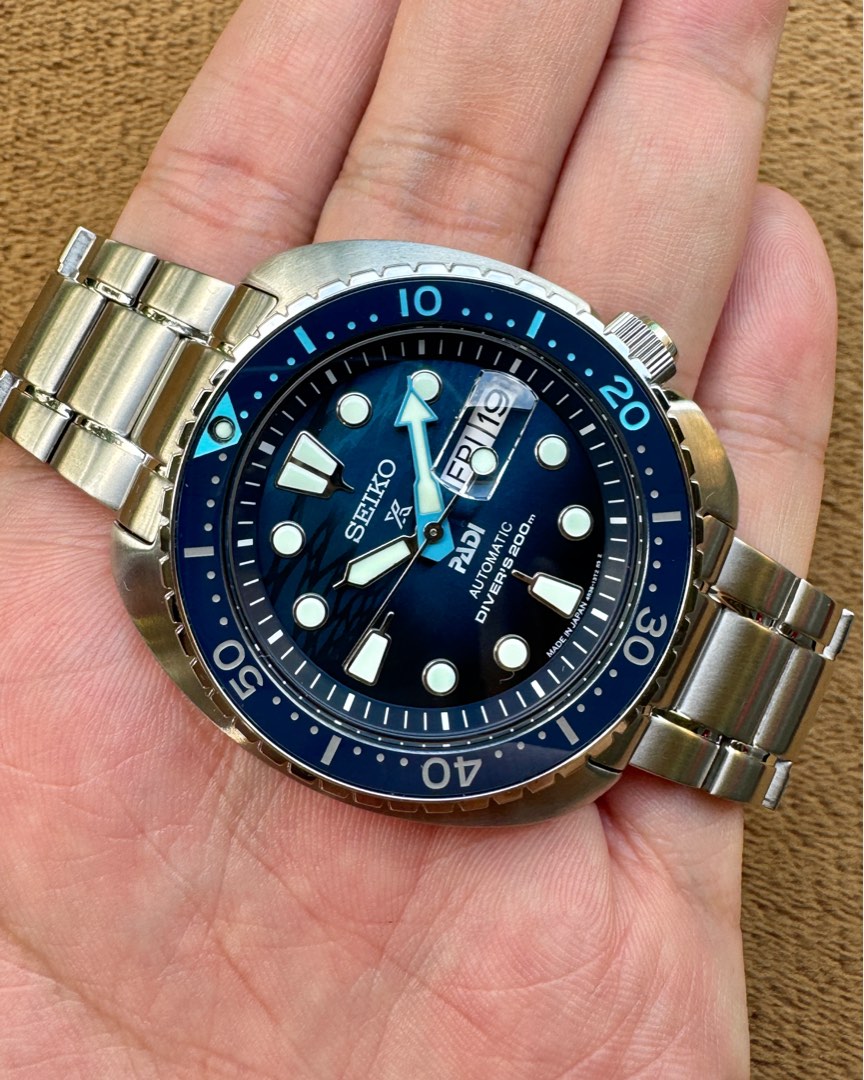 LNIB Seiko “Great Blue” King Turtle PADI SRPK01J Made in Japan, Men's ...