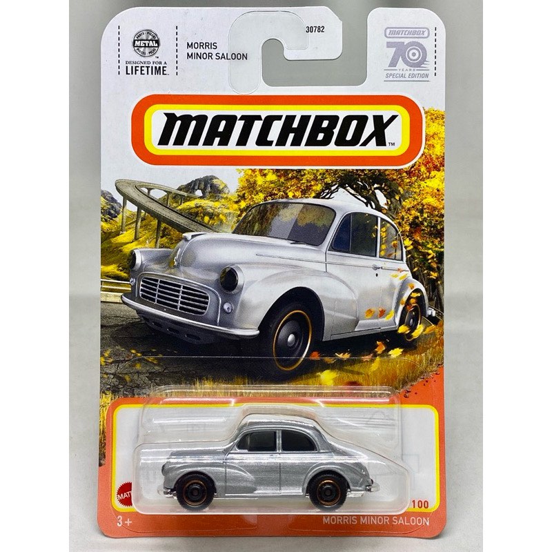 MBX Matchbox MORRIS MINOR SALOON Metallic Grey Mini Economy Special ...
