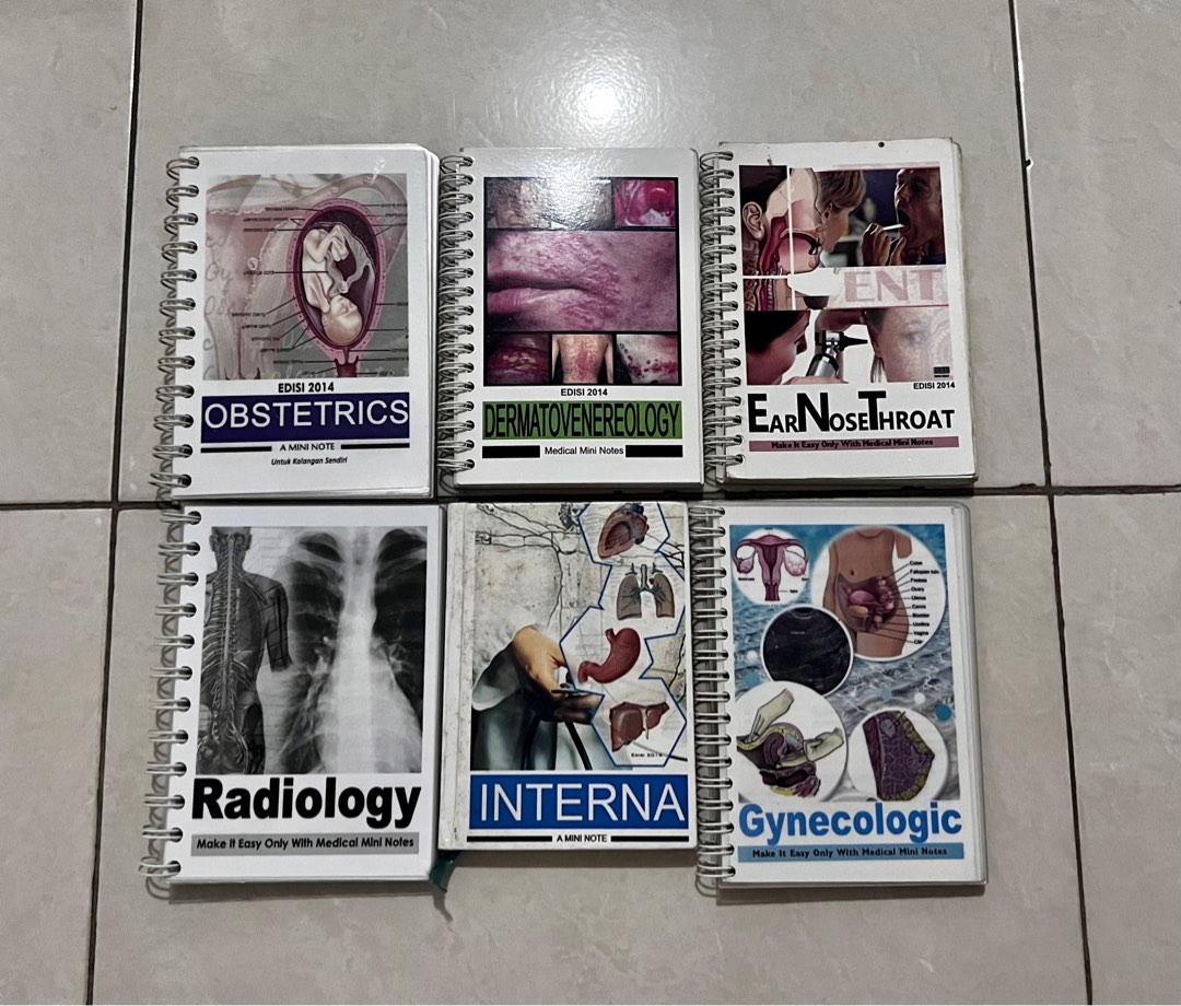 Medical mini notes MMN buku pelajaran kedokteran OBGYN KULIT THT ...
