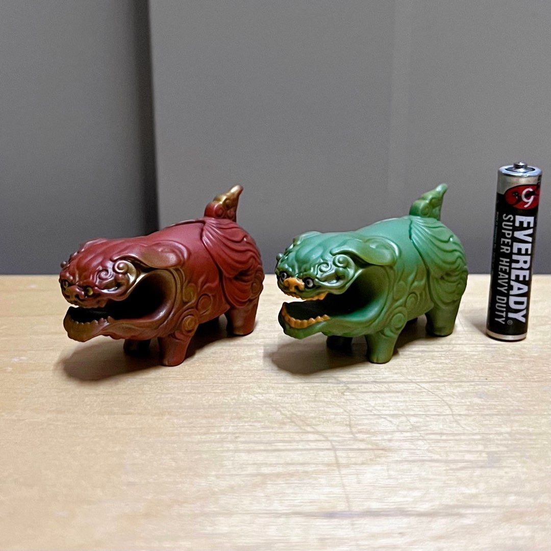 MEDICOM Vinyl Artist Gacha VAG x 10Bi Seisaku sho - Komainu Guardian Lion Foo Dog Sofubi ...