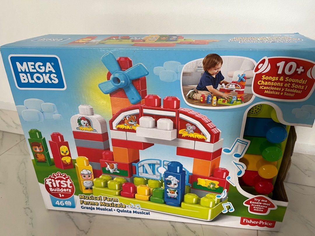 Mega block musical farm, Hobbies & Toys, Toys & Games on Carousell